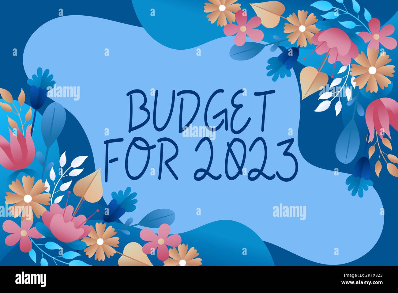 Conceptual caption Budget For 2023An written estimates of income and ...