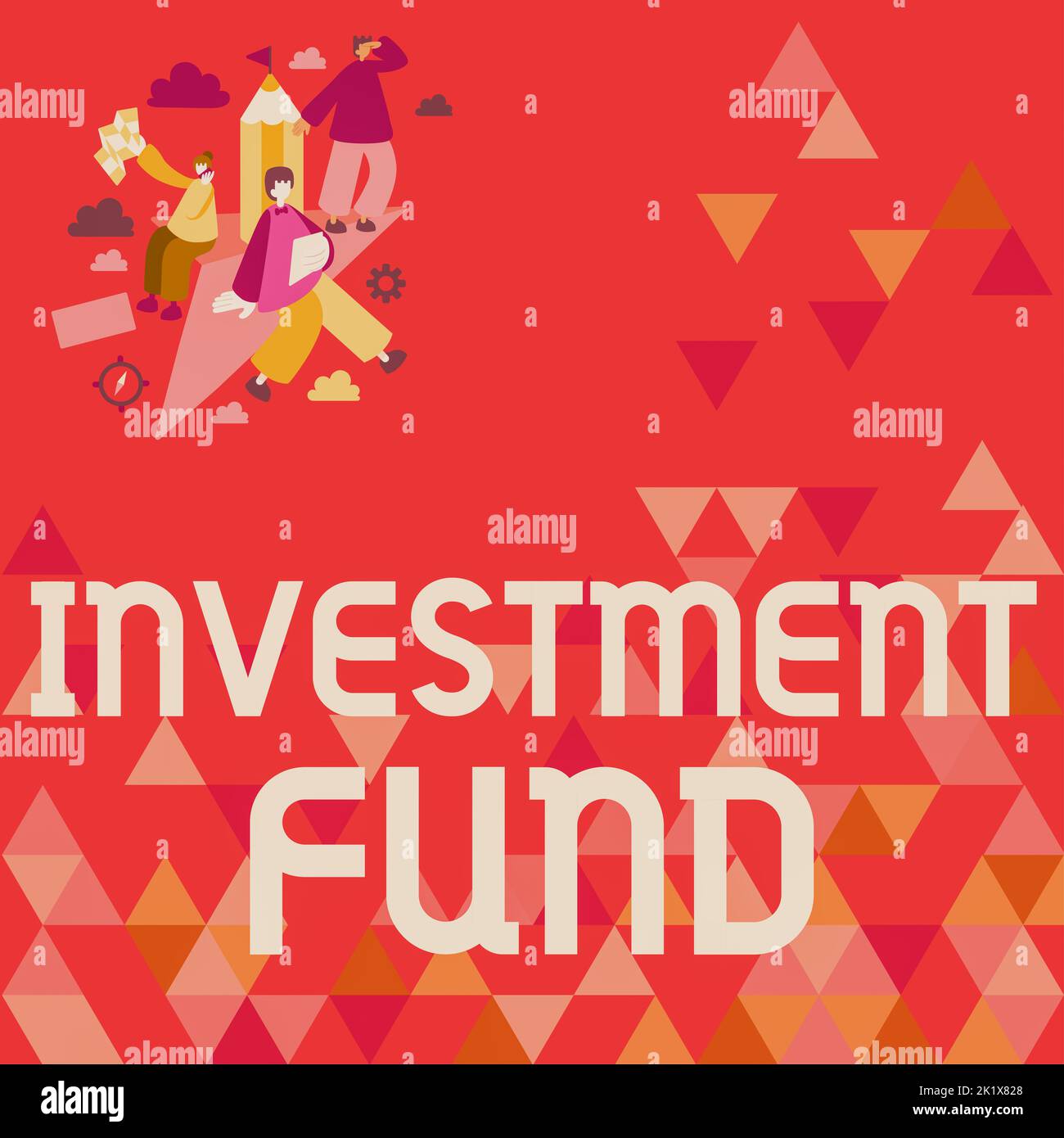 Handwriting text Investment Fund A supply of capital belonging to ...