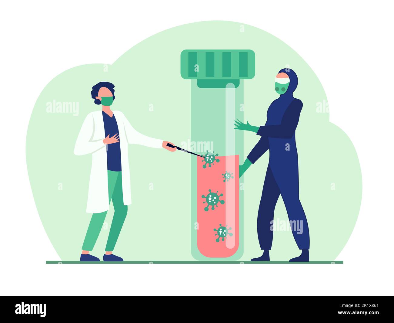 Cartoon research doctor flask hi-res stock photography and images - Alamy