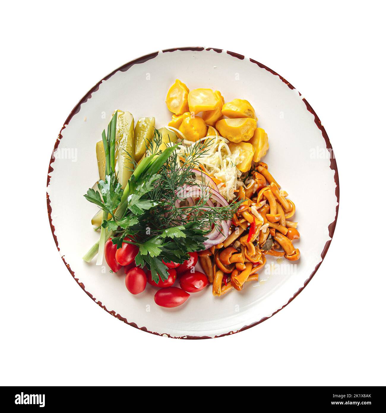 Assorted pickled vegetables hi-res stock photography and images - Alamy