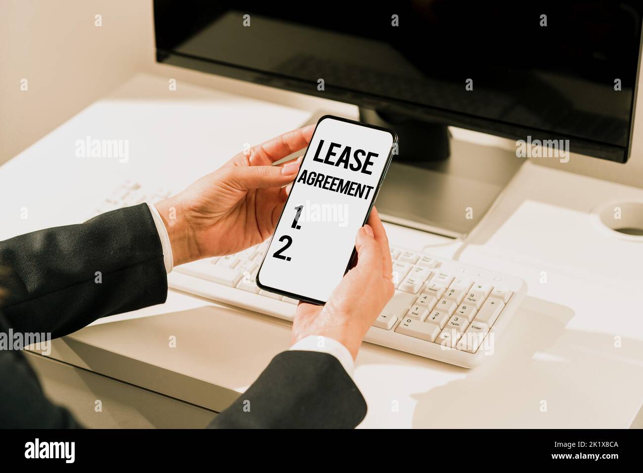 Writing displaying text Lease AgreementContract on the terms to one ... Writing displaying text Lease AgreementContract on the terms to one ...