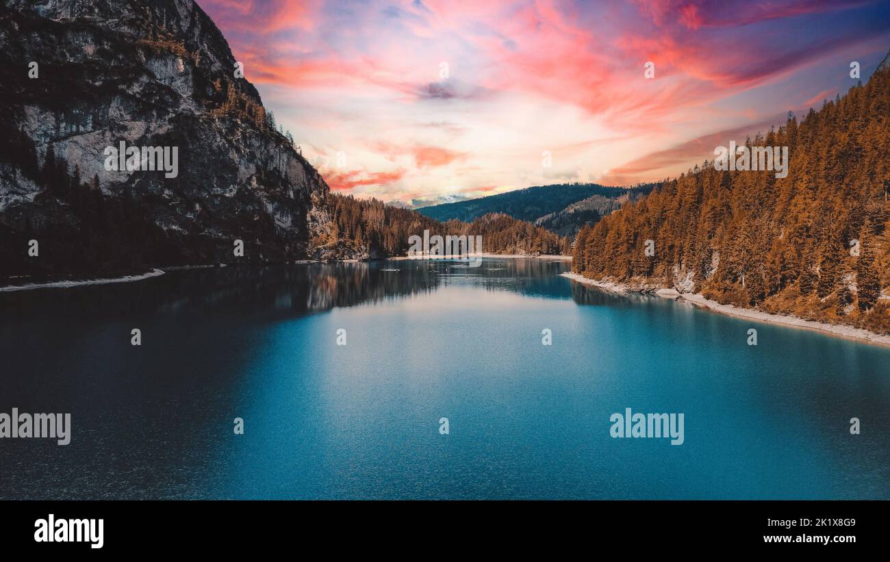 Boats alpine mountain lake hi-res stock photography and images - Alamy