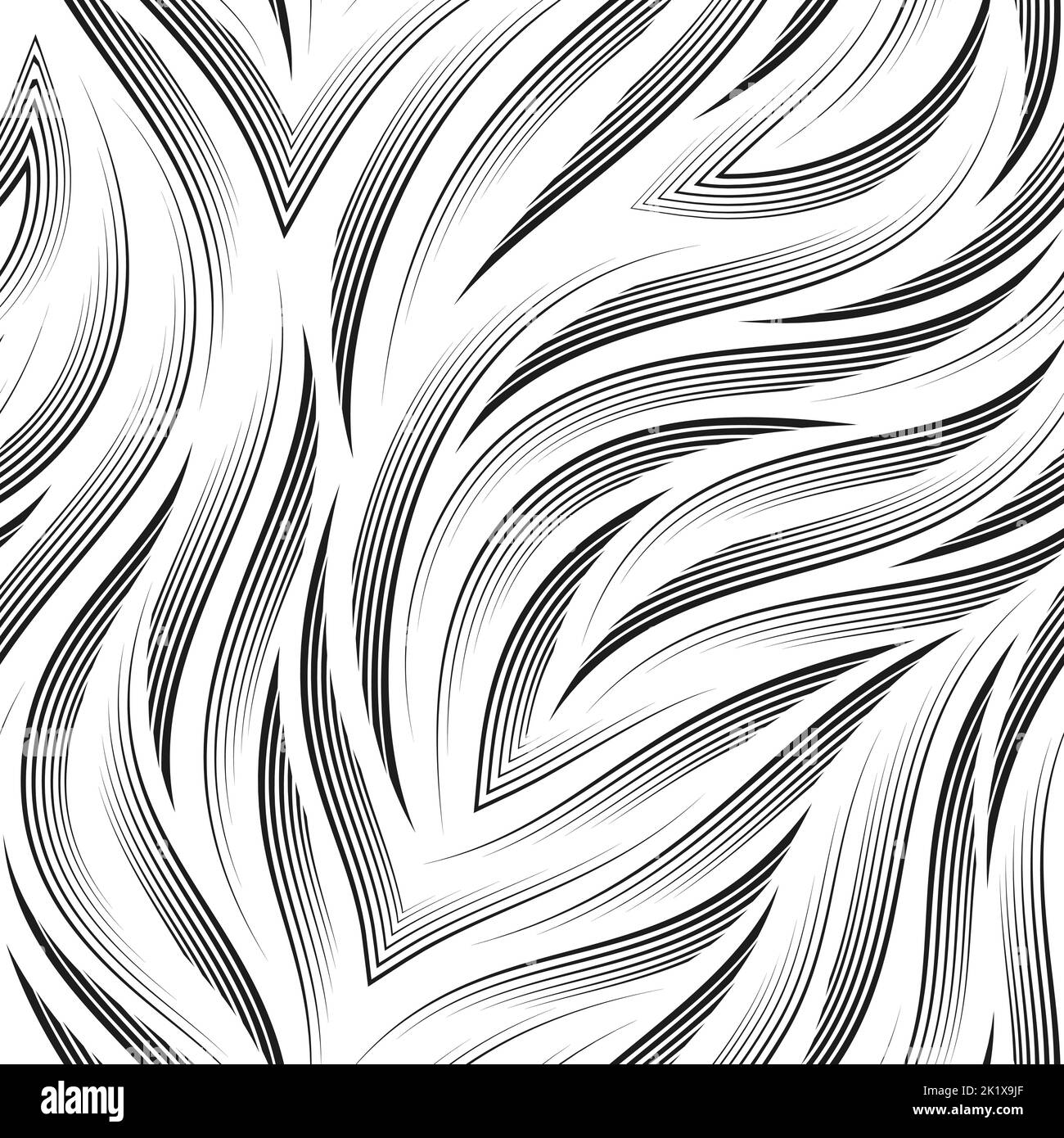 Seamless Vector Pattern Of Smooth Lines And Angles Geometric Seamless