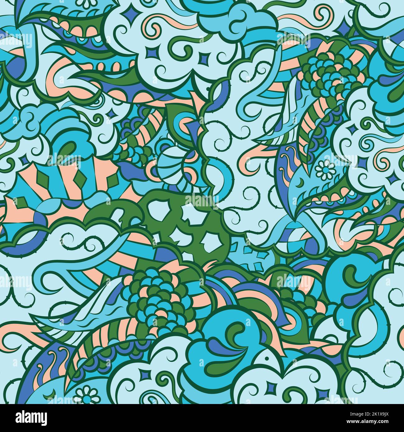 Tracery seamless pattern. Mehndi design Stock Vector Image & Art - Alamy