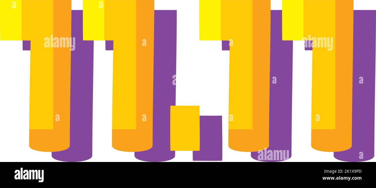 11 11 lettering golden color Stock Vector Image & Art - Alamy