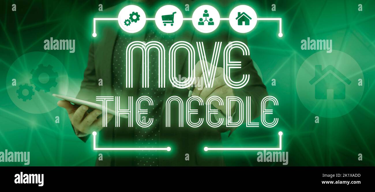 Text caption presenting Move The NeedleMake a noticeable difference in ...