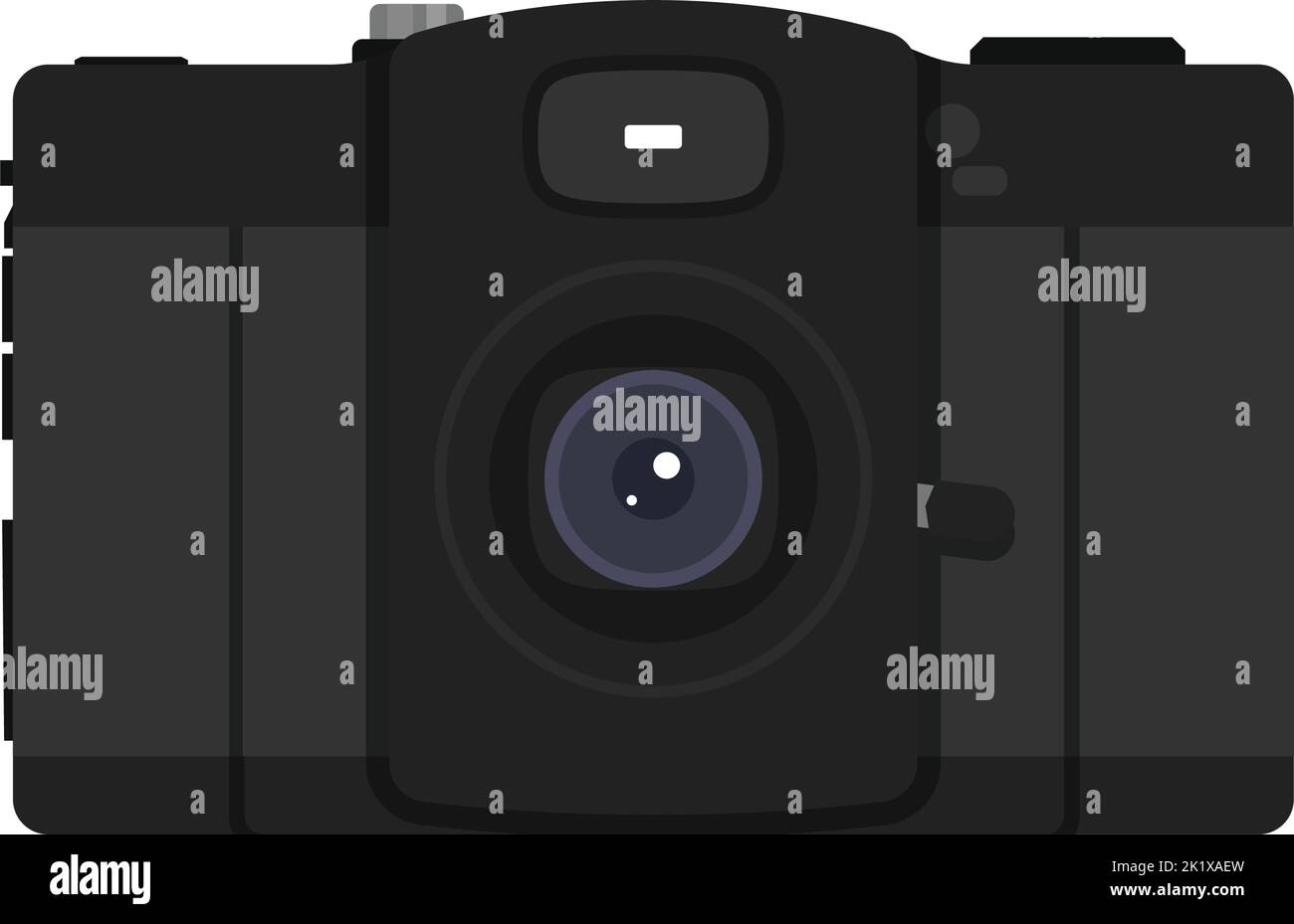 Vintage camera icon. Vector vintage camera flat illustration Stock Vector Image & Art - Alamy