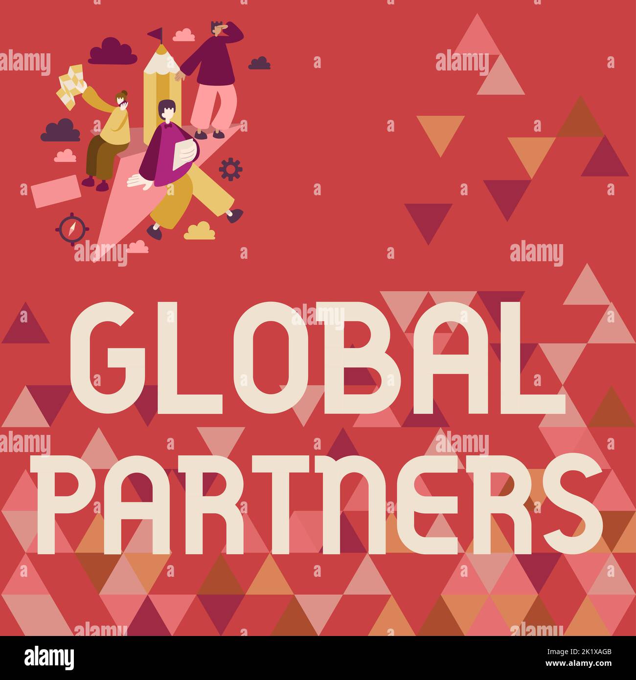 Inspiration showing sign Global PartnersTwo or more firms from ...