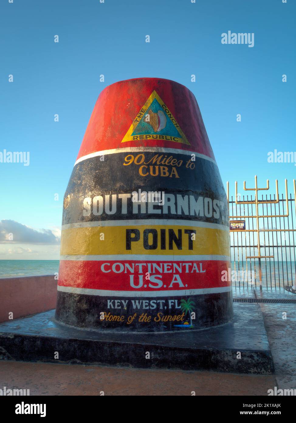 Southernmost point monument key west hi-res stock photography and ...