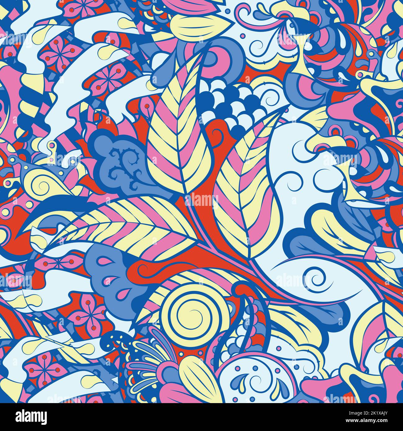 Tracery Seamless Pattern Mehndi Design Stock Vector Image And Art Alamy