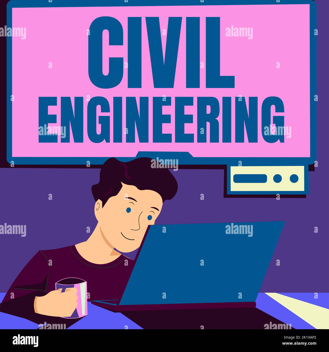 Writing displaying text Civil EngineeringPlanning Design Building of ...