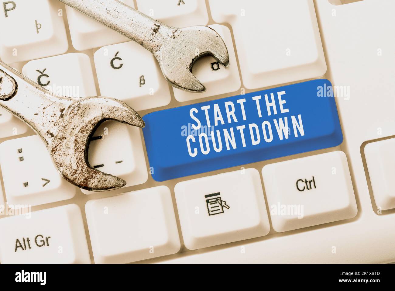 Sign displaying Start The Countdown. Business idea Sequence of Backward ...