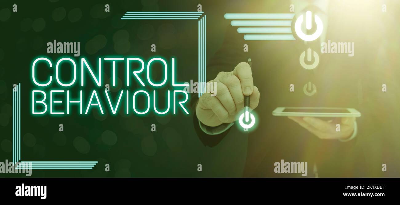 Conceptual display Control BehaviourExercise of influence and authority ...