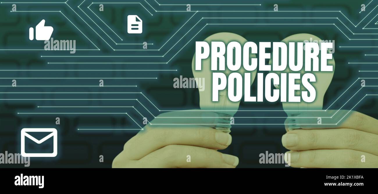 Writing displaying text Procedure PoliciesSteps to Guiding Principles ...