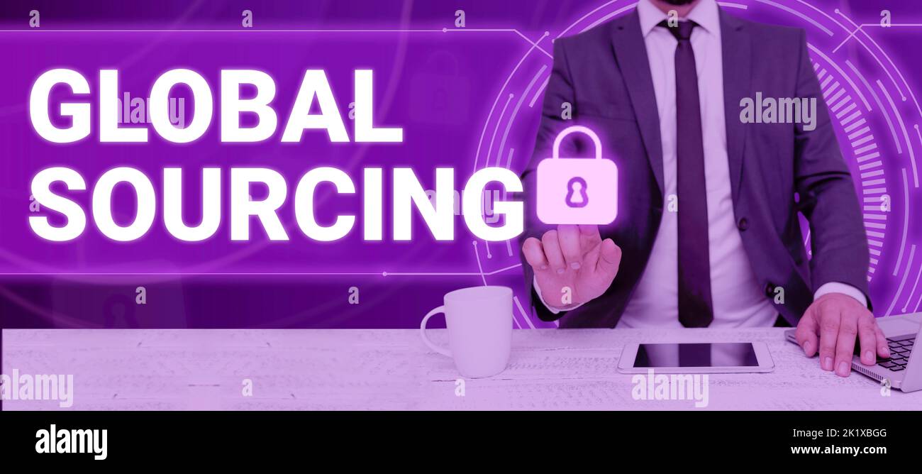Writing displaying text Global Sourcingpractice of sourcing from the ...