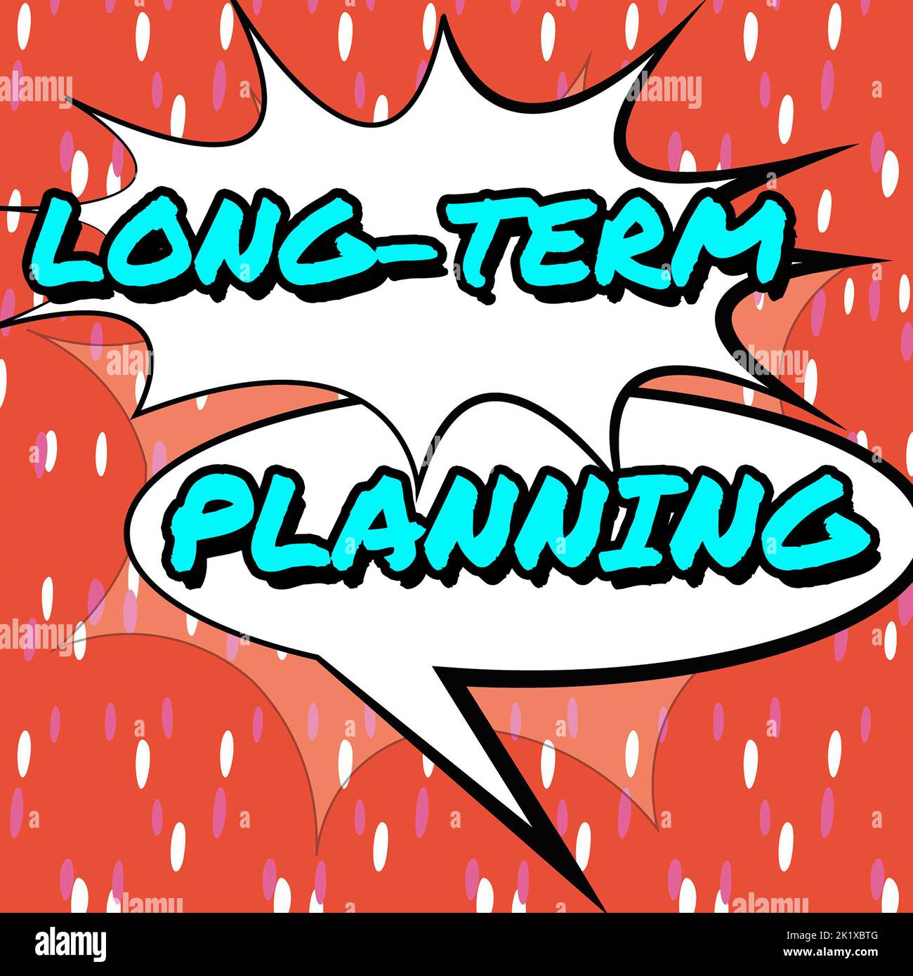 Text caption presenting Long Term PlanningEstablish Expected Goals five ...