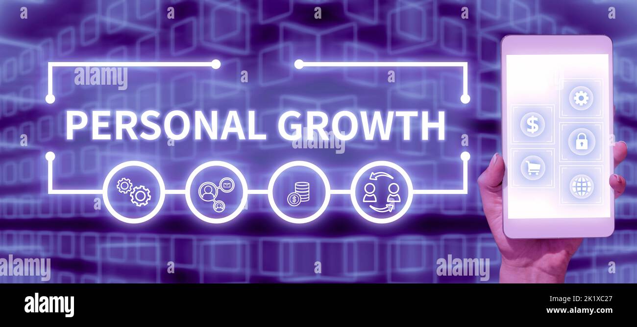 Handwriting text Personal Growthimprove develop your skills qualities ...