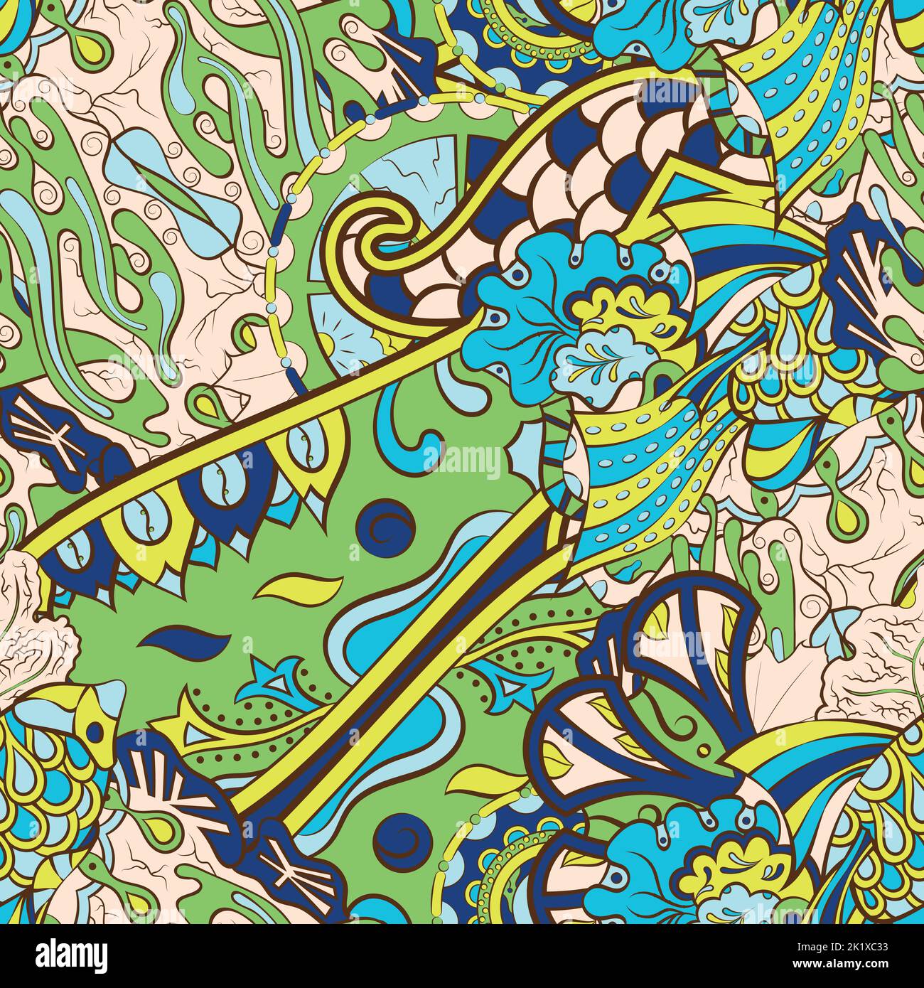 Tracery seamless pattern. Mehndi design Stock Vector Image & Art - Alamy