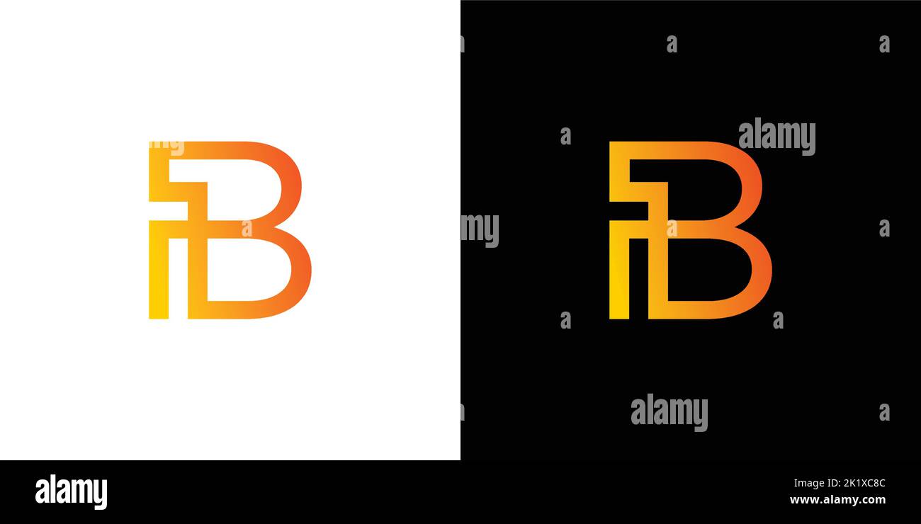 B initial logo hi-res stock photography and images - Alamy