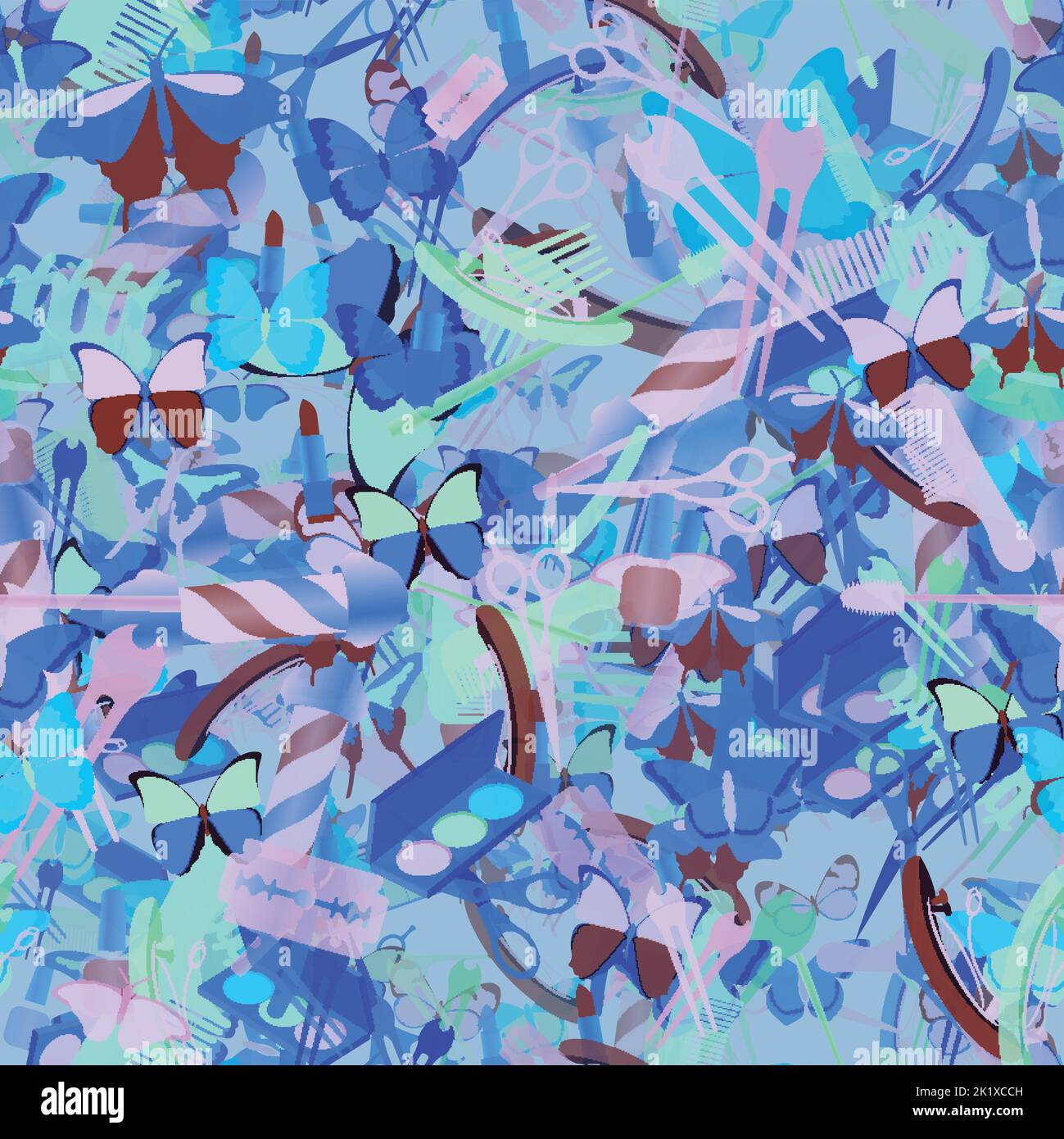 Hair clips Stock Vector Images - Alamy