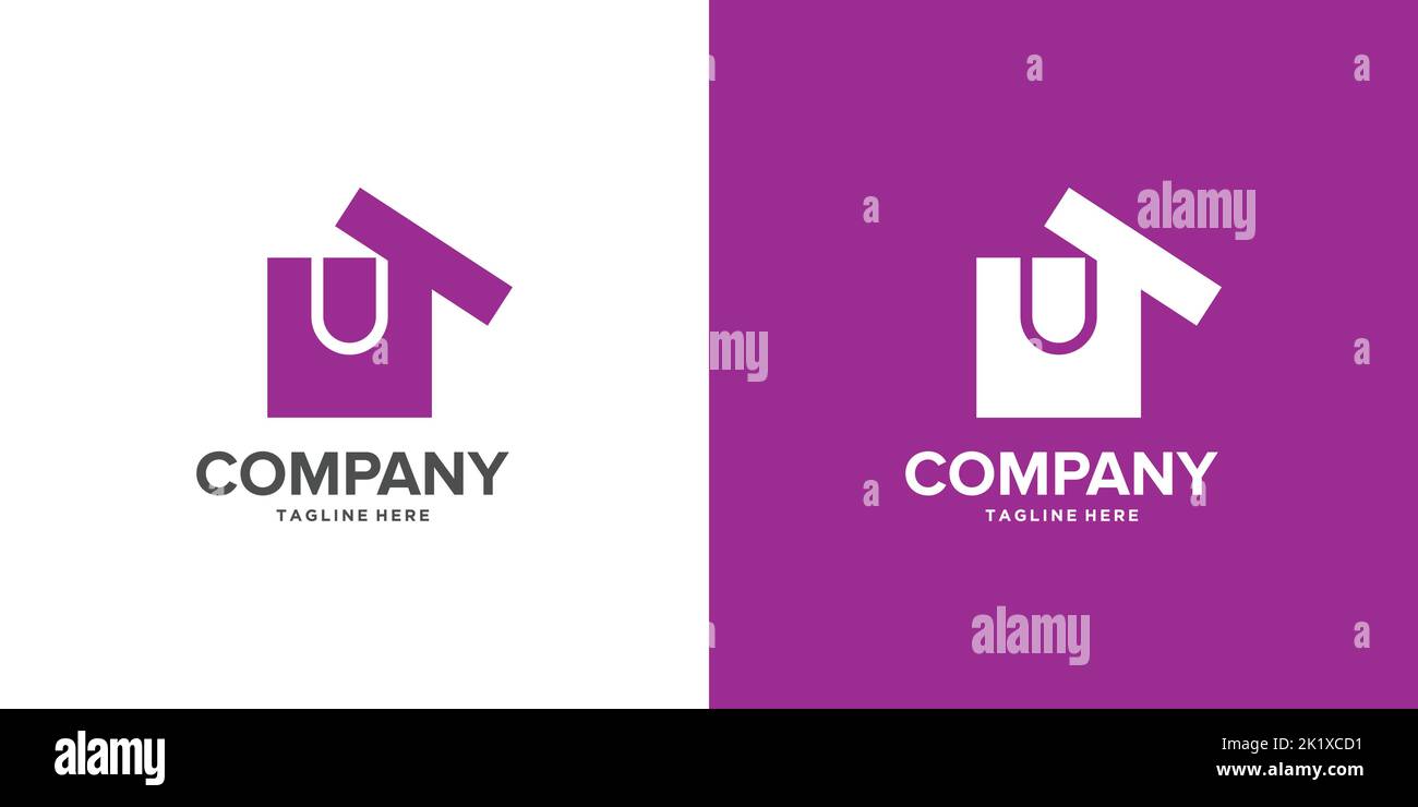 Modern and unique gift shopping logo design Stock Vector Image & Art ...