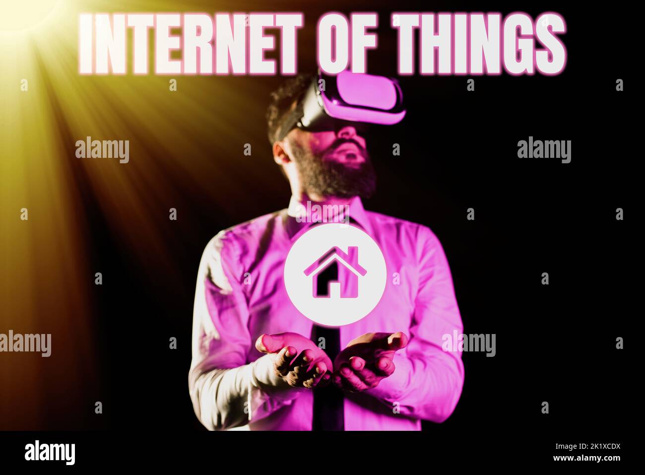 Conceptual caption Internet Of Thingsconnection of Devices to the Net ... Conceptual caption Internet Of Thingsconnection of Devices to the Net ...