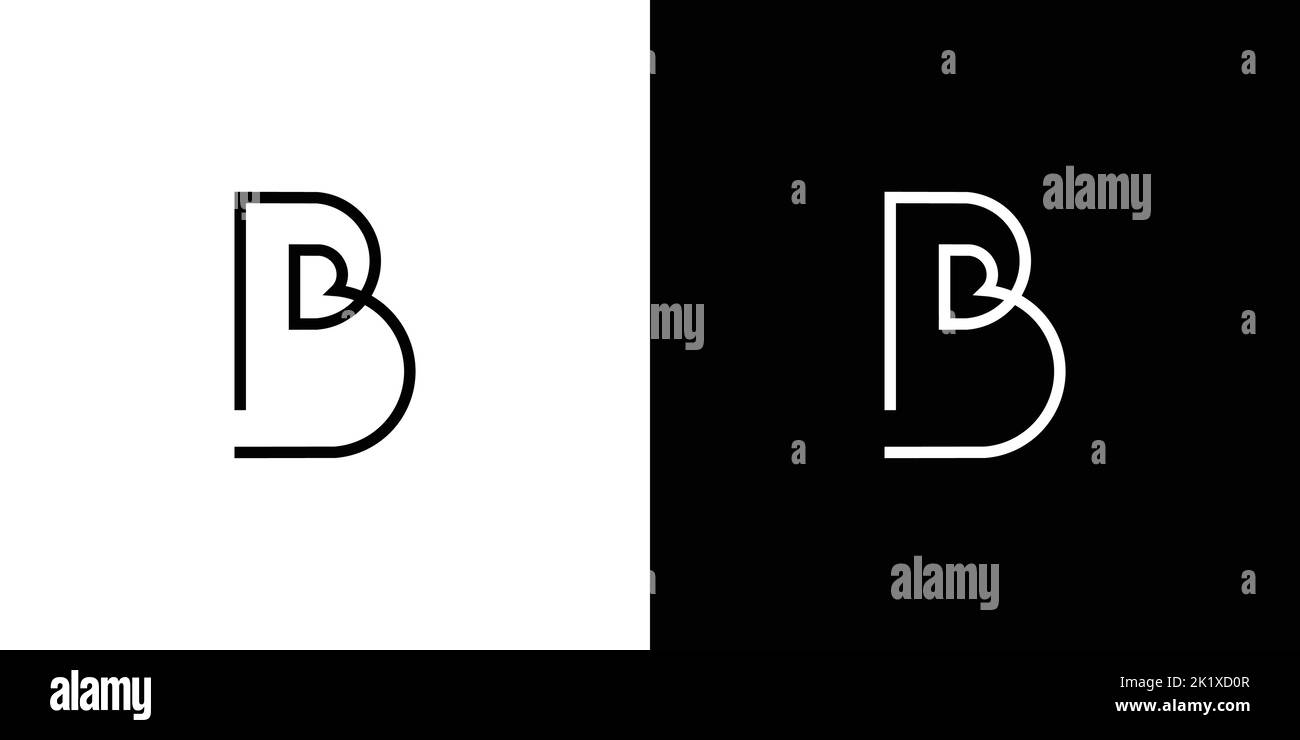 Simple and modern PB letter initials logo design 2 Stock Vector Image ...