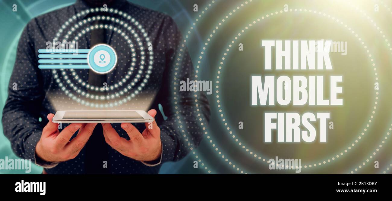 Conceptual caption Think Mobile FirstEasy Handheld Device Accessible ...