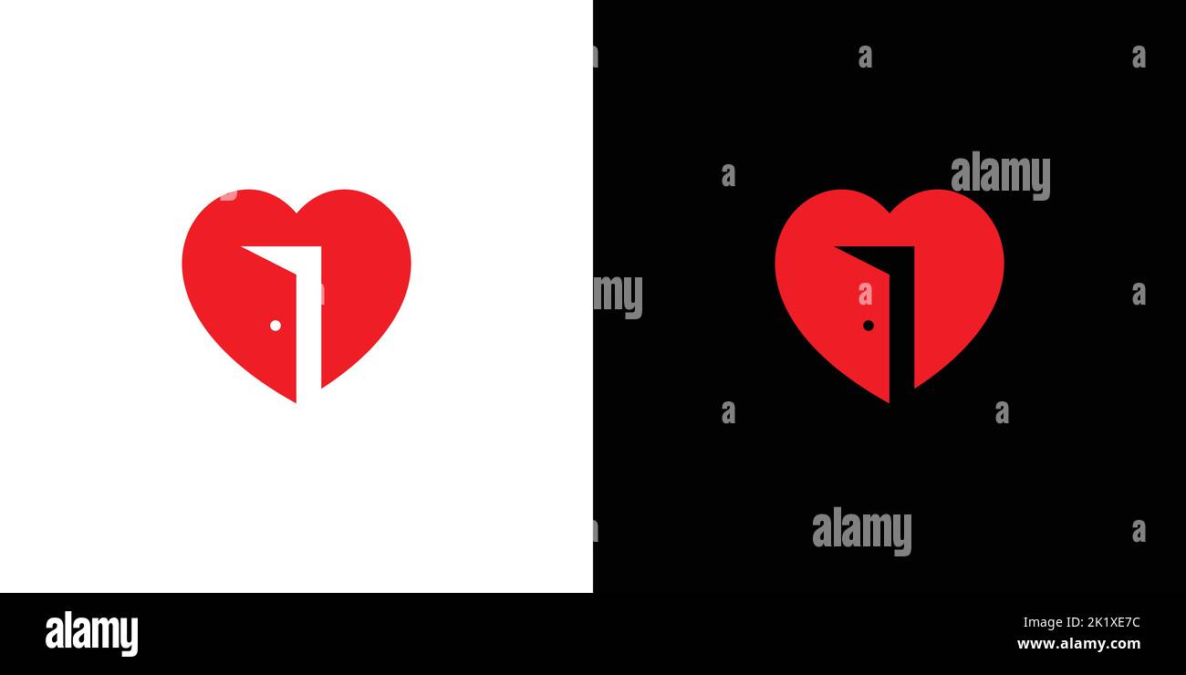 Door is open to my heart Stock Vector Images - Alamy