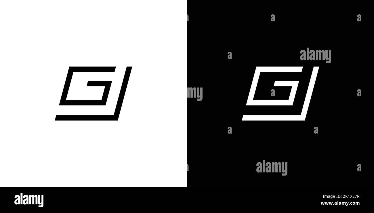 Gj logo design hi-res stock photography and images - Alamy