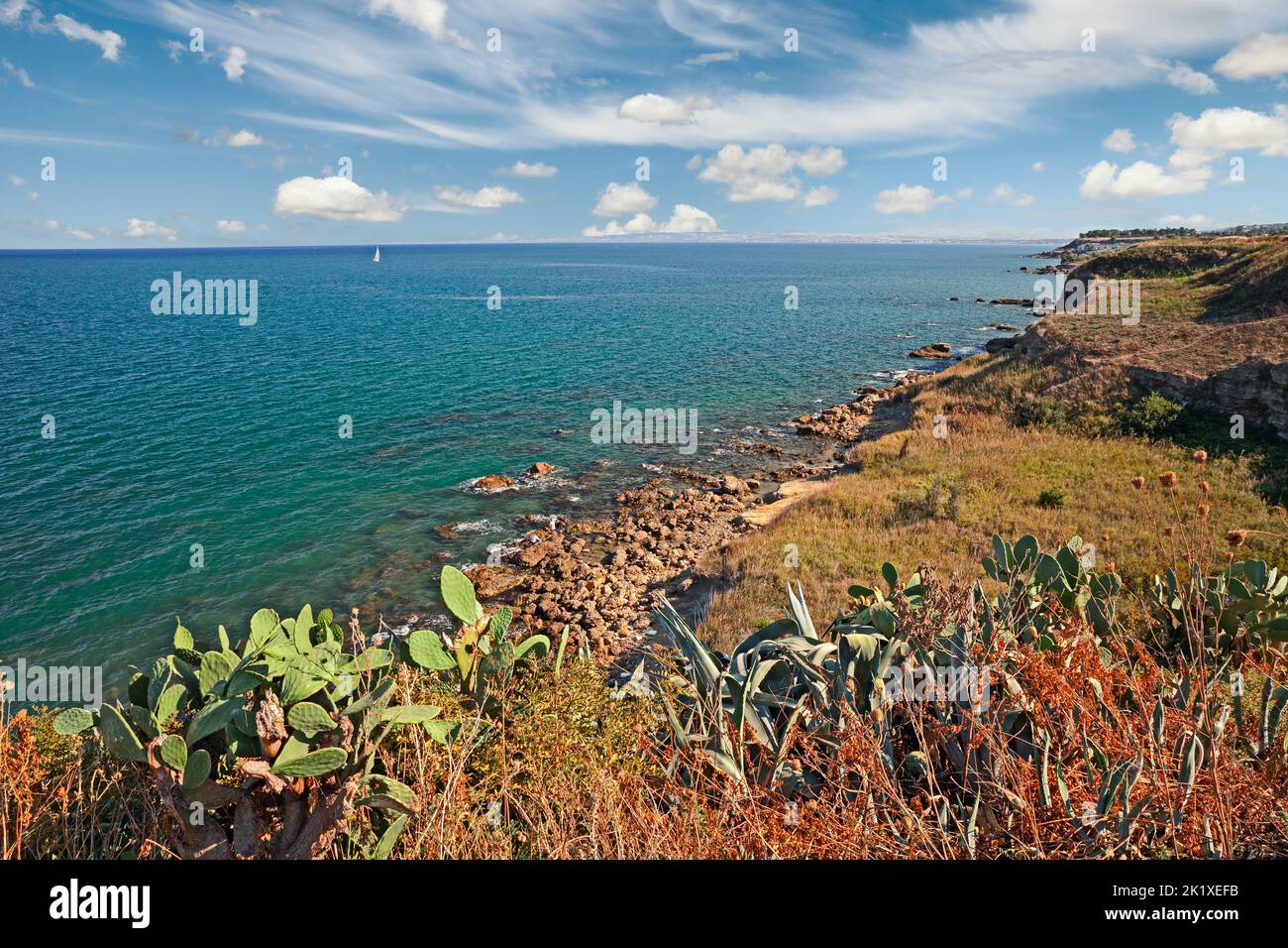 Punta Penna, Vasto, Abruzzo, Italy: mediterranean landscape of the ...