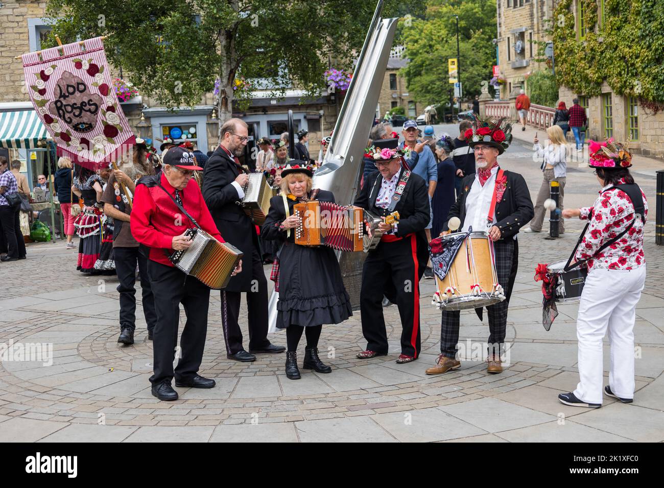 400 Roses and their band, t’Thorns, performing folk dancing and belly ...