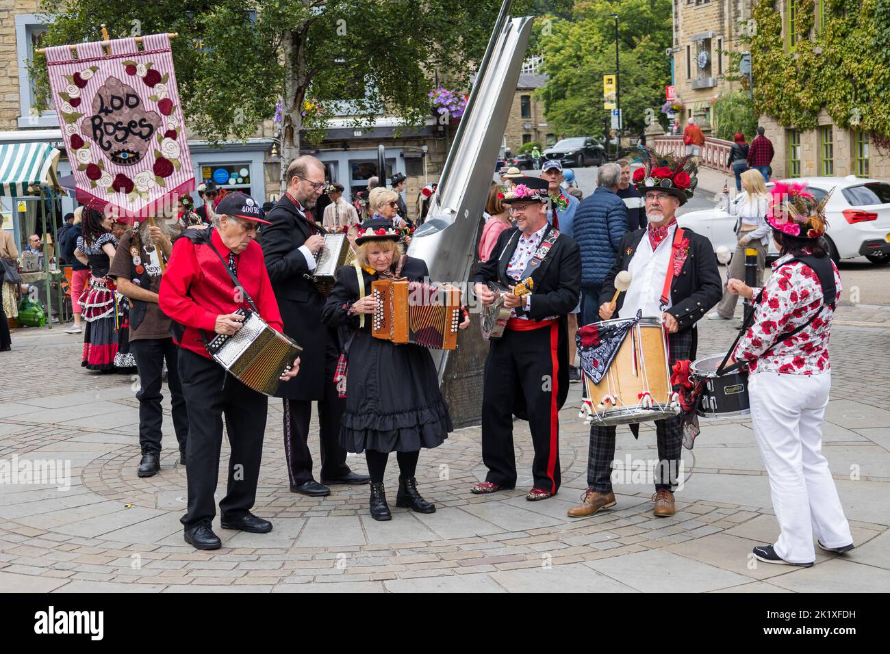400 Roses and their band, t’Thorns, performing folk dancing and belly ...