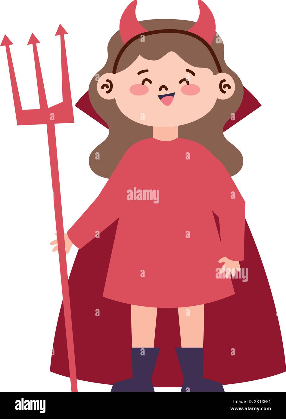 Devil lady Stock Vector Images - Alamy