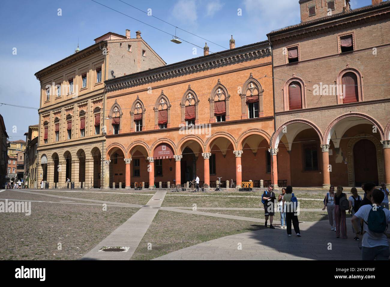 Corte Isolani Piazza Santo Stefano Bologna Italy Stock Photo - Alamy