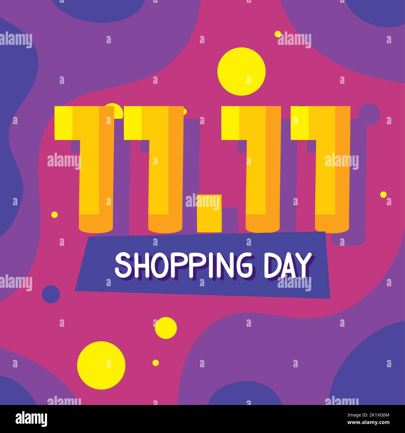 Singles day shopping Stock Vector Images - Alamy
