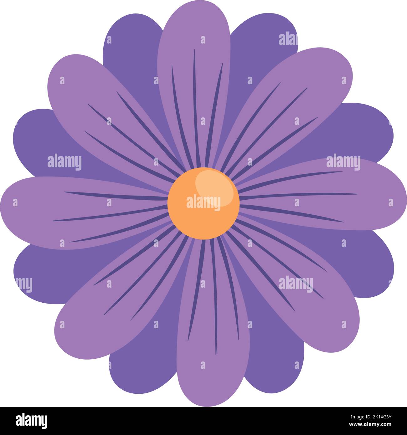 purple flower decorative Stock Vector Image & Art - Alamy