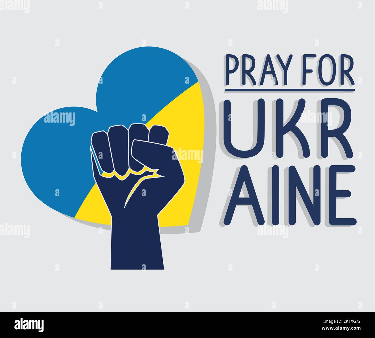 pray for Ukraine lettering Stock Vector Image & Art - Alamy