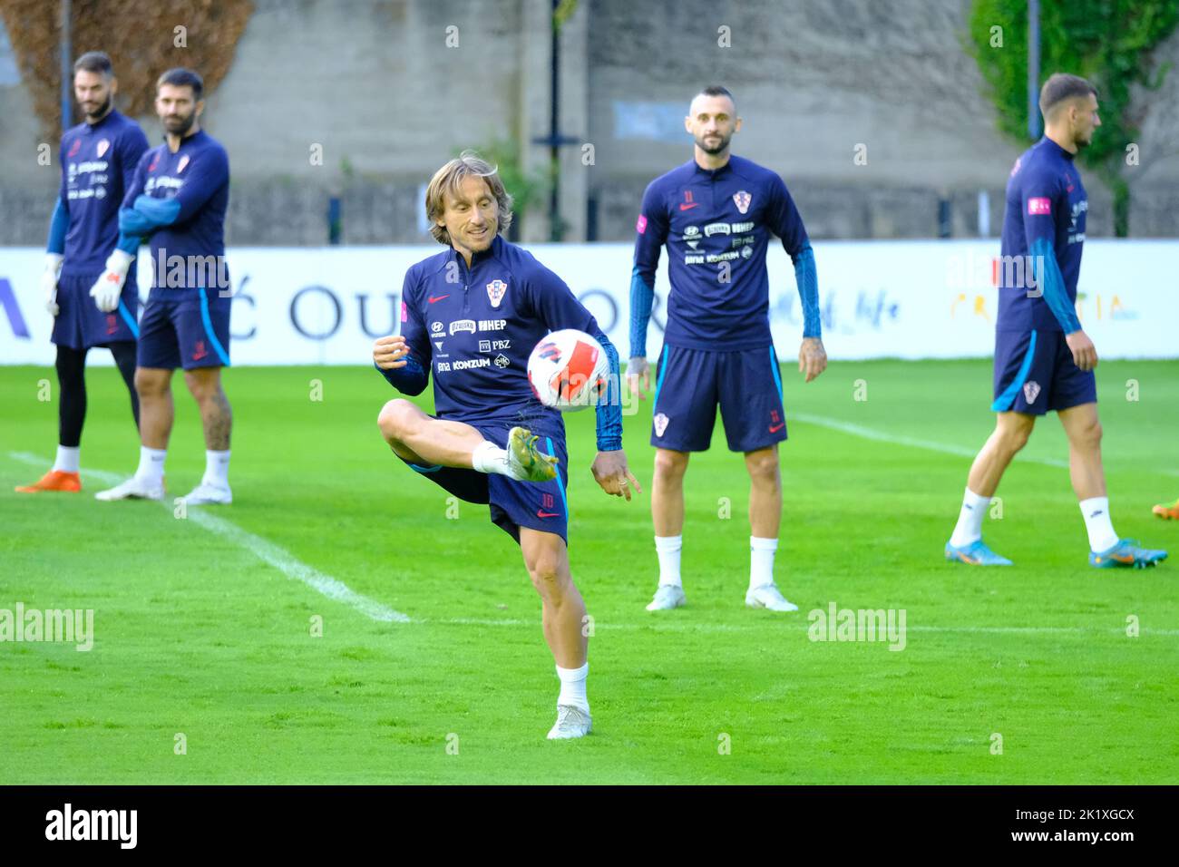 Zagreb, Croatia, September 20, 2022, Luka Modric of Croatia during a ...