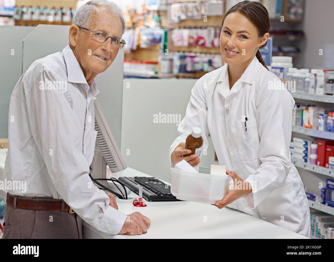 My clients always leave informed. Portrait of a young pharmacist ...