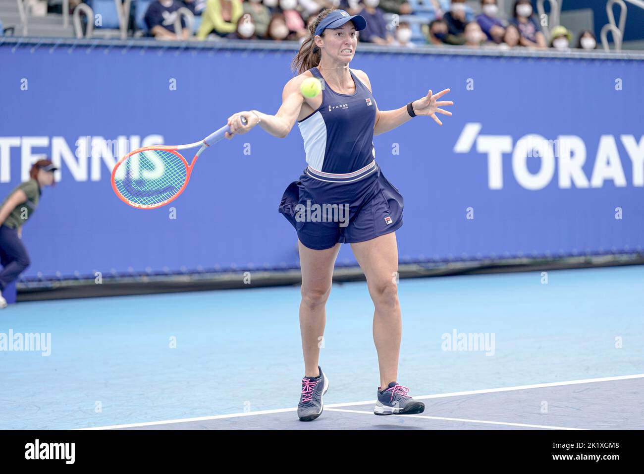 Ariake Coliseum during TORAY Pan Pacific Open Tennis Tournament 2022 ...