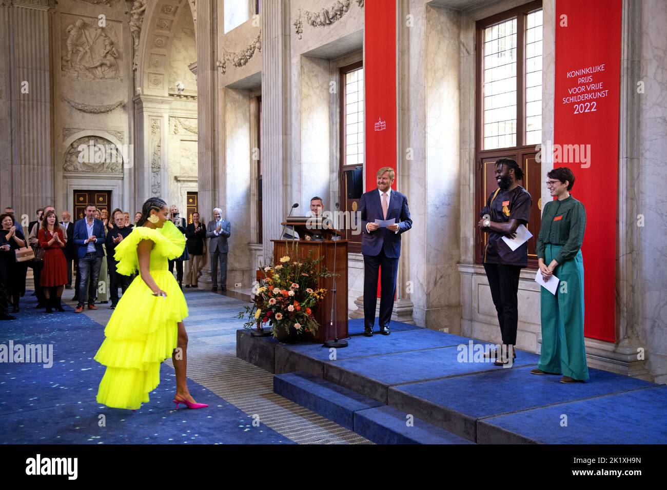 AMSTERDAM - 2022-09-21 10:40:04 AMSTERDAM - King Willem-Alexander with ...
