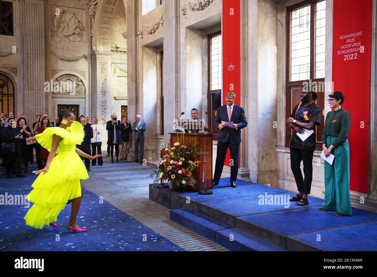 AMSTERDAM - 2022-09-21 10:40:04 AMSTERDAM - King Willem-Alexander with ...