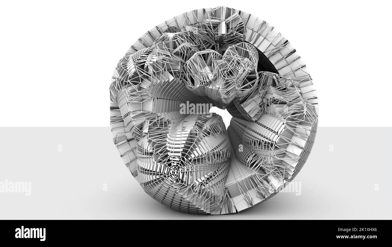 A 3D Illustration of reinforced concrete which is a popular building ...