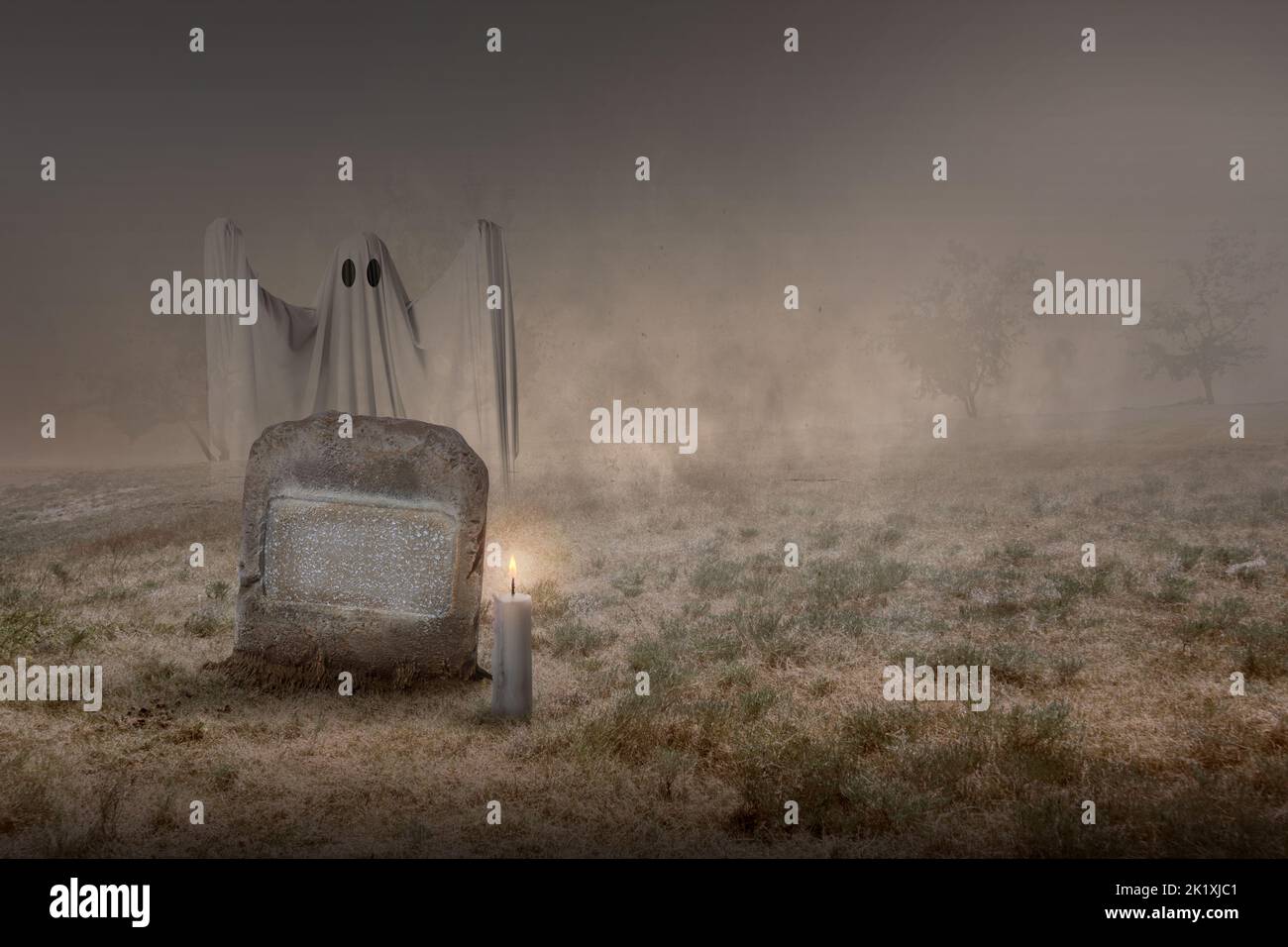 Ghost spirit graveyard hi-res stock photography and images - Alamy
