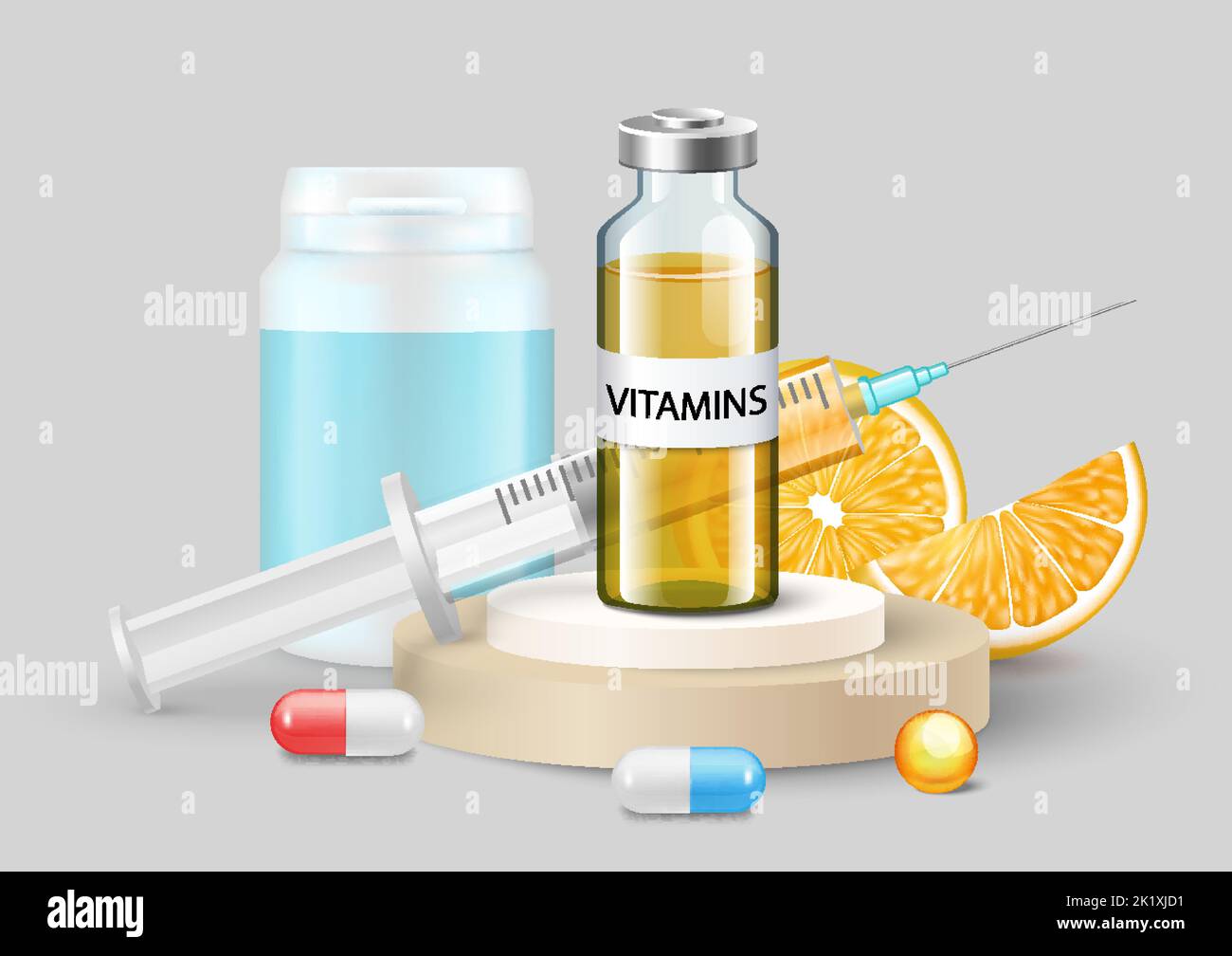 Intravenous vitamin and supplement pills vector poster Stock Vector ...