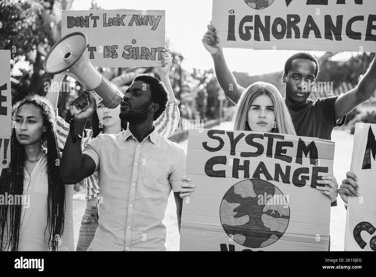 Climate activism black people hi-res stock photography and images - Alamy