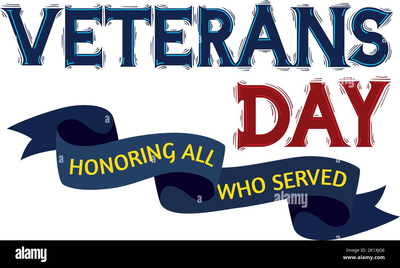veterans day lettering card Stock Vector Image & Art - Alamy