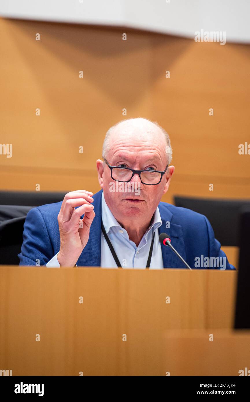 CD&V's Jan Briers is seen at a session of the chamber commission for ...