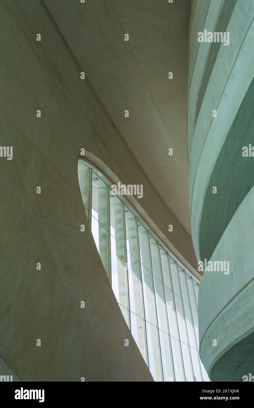 interior detail of El Palau de les Arts Reina Sofia, Opera House, at ...
